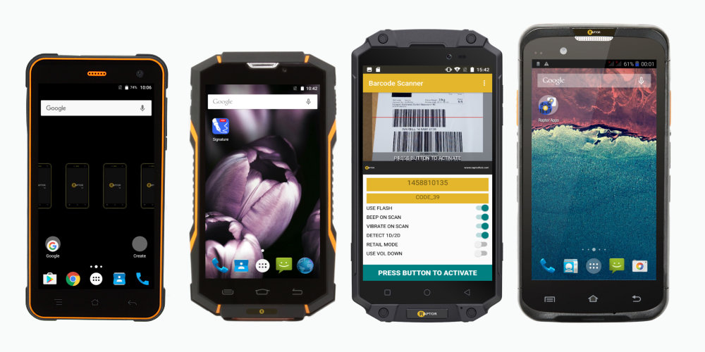 Rugged Mobile Devices - Rugged Mobile Phones - Raptor